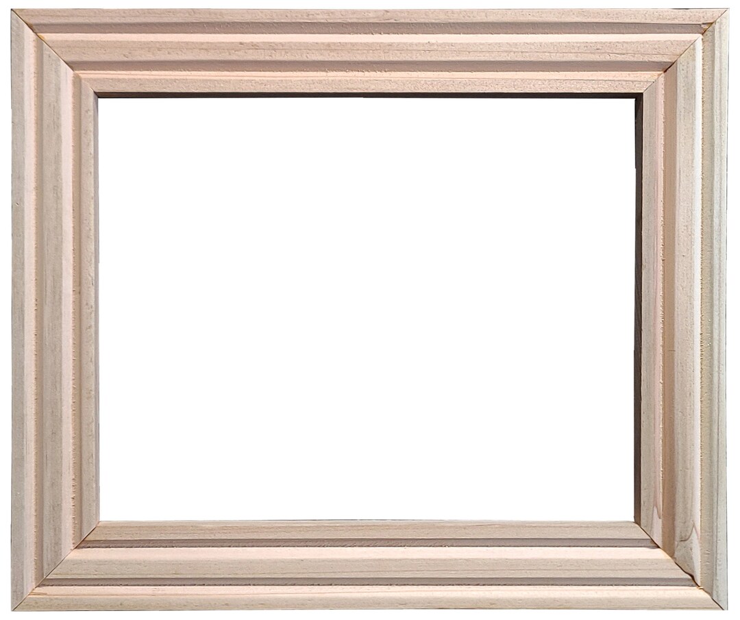 Handmade, Solid Wood Photo Frame With Double V-groove on Its Face. - Etsy