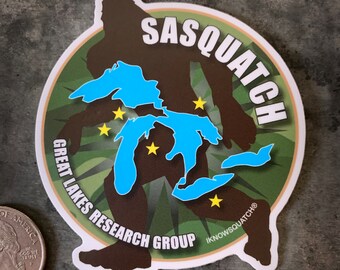 Sasquatch Vinyl Window Decal - Etsy