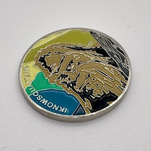Bigfoot Challenge Coin (color) Sasquatch Squatch Iknowsquatch Coin - Etsy