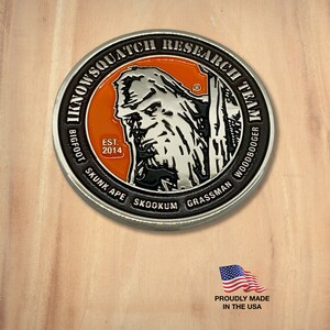 Bigfoot Sasquatch Squatch Challenge Coin Iknowsquatch Coin - Etsy