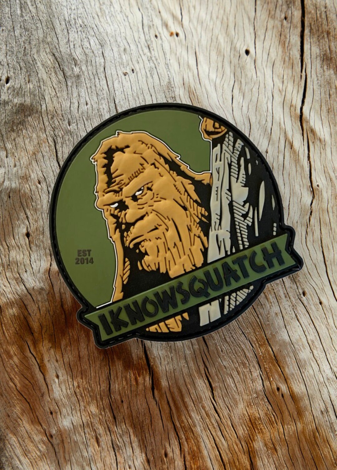 Bigfoot Patch Squatch Patch Sasquatch Patch Iknowsquatch Pvc - Etsy