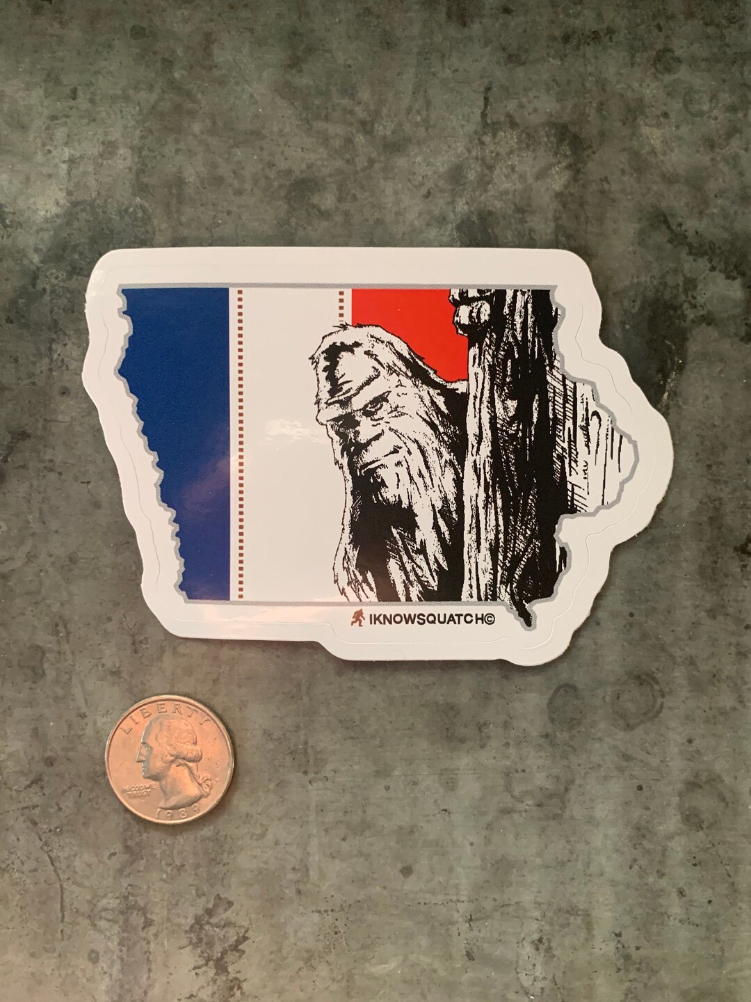 Bigfoot Sticker Iknowsquatch Sticker Sasquatch Sticker Squatch Sticker ...