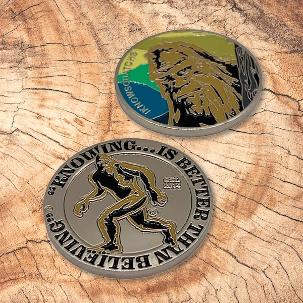 Sasquatch Silver Coin - Etsy