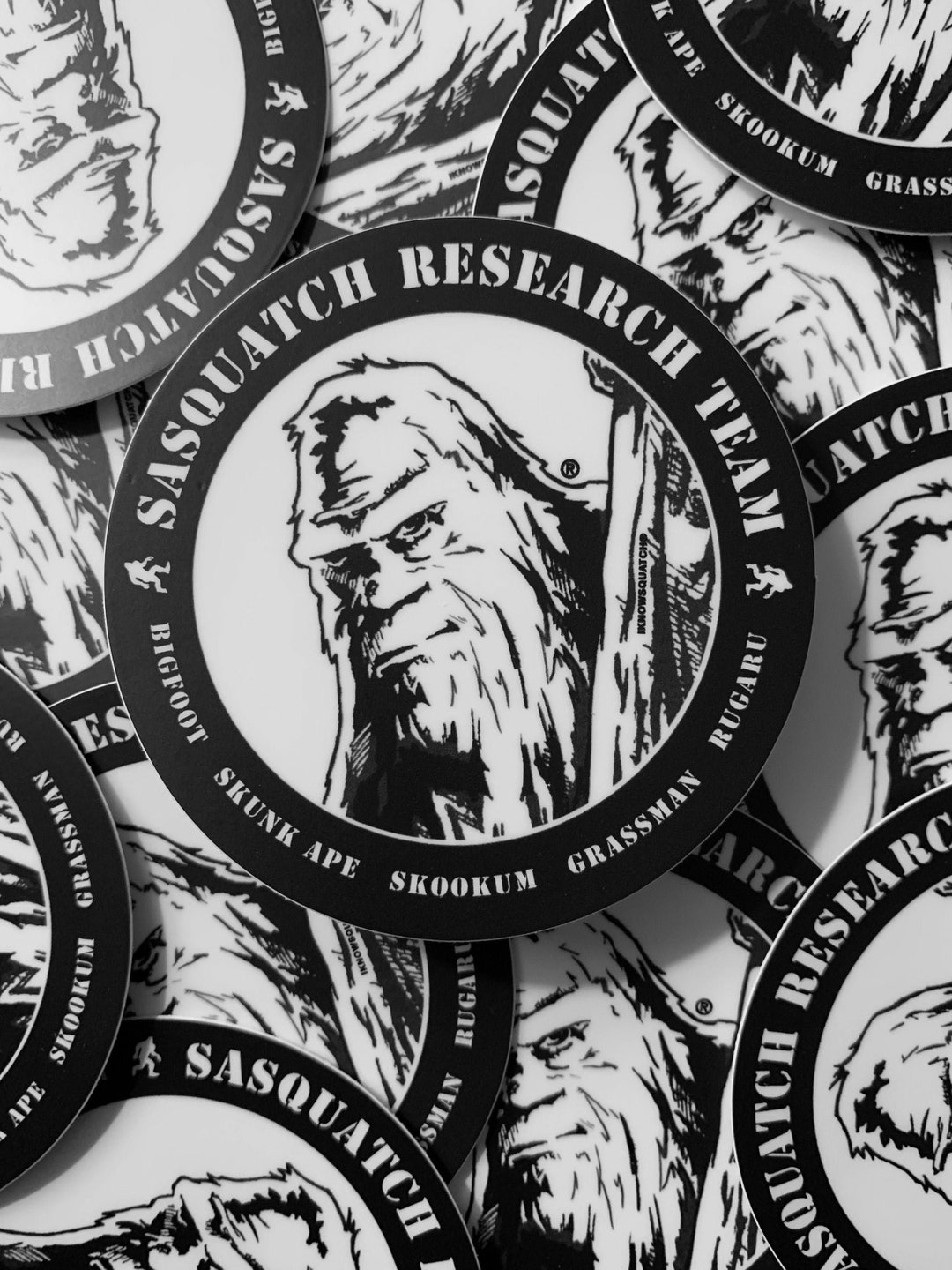 Sasquatch Research Team Decal Bigfoot Squatch Iknowsquatch I Know ...