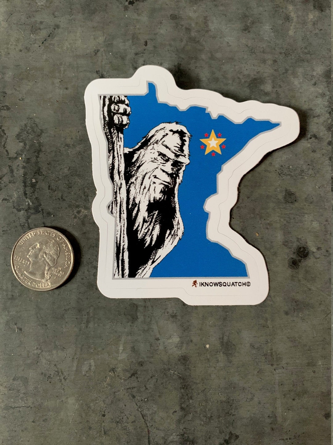 Bigfoot Sticker Iknowsquatch Sticker Sasquatch Sticker Squatch Sticker ...