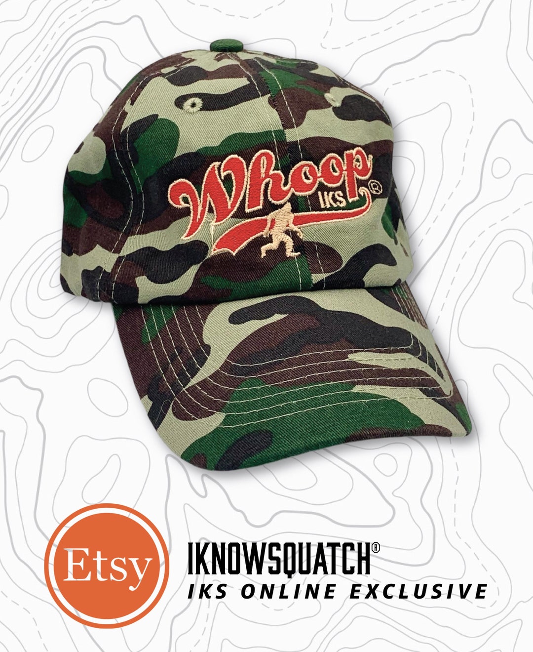 Bigfoot Sasquatch Squatch I Know Squatch Whoop Camo Baseball Hat - Etsy