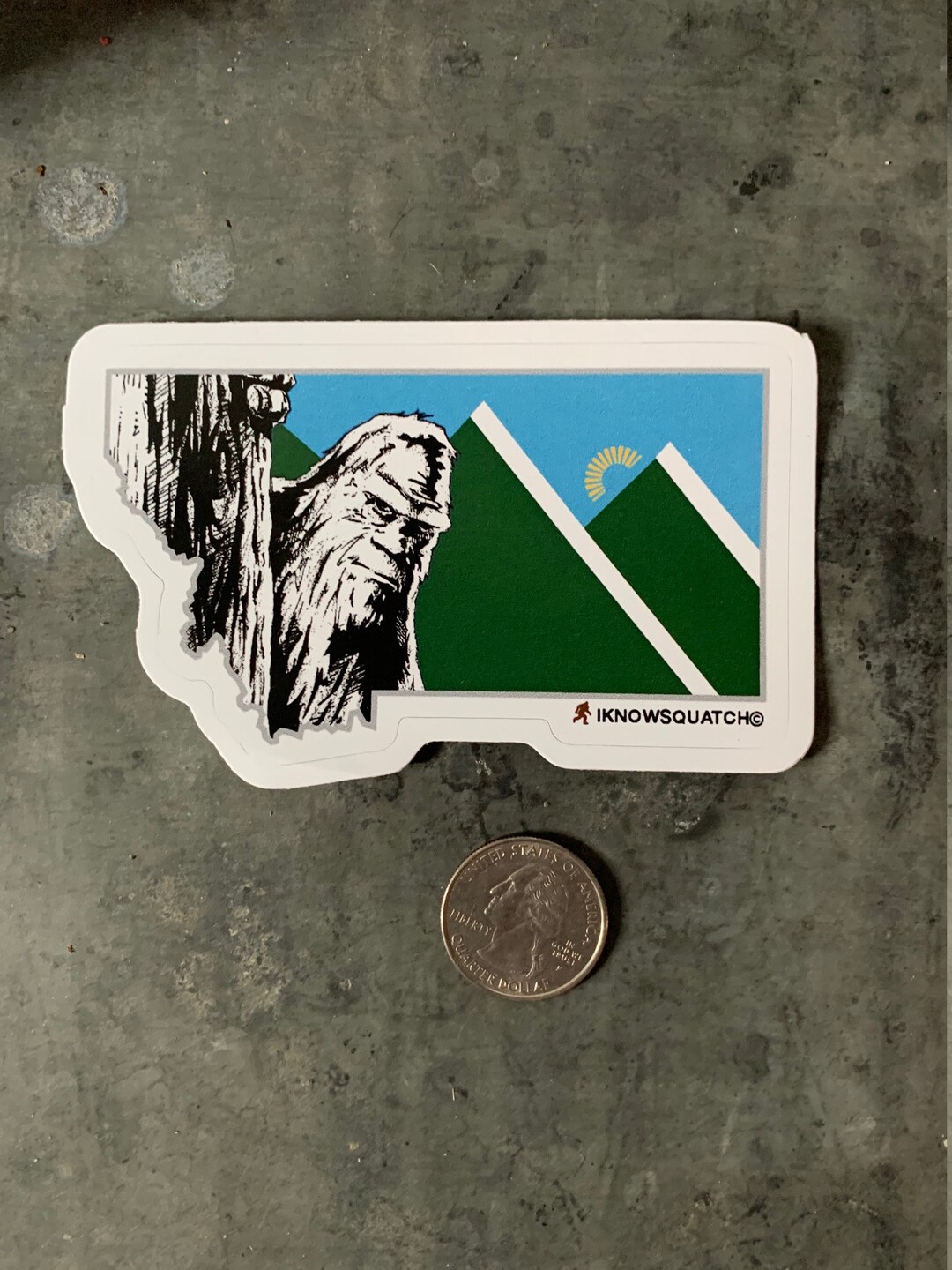 Bigfoot Sticker Iknowsquatch Sticker Sasquatch Sticker Squatch Sticker ...