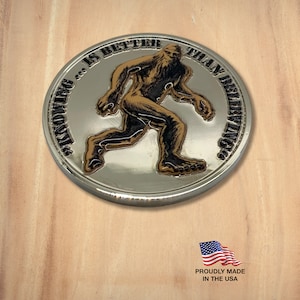 Bigfoot Sasquatch Squatch Challenge Coin Iknowsquatch Coin - Etsy