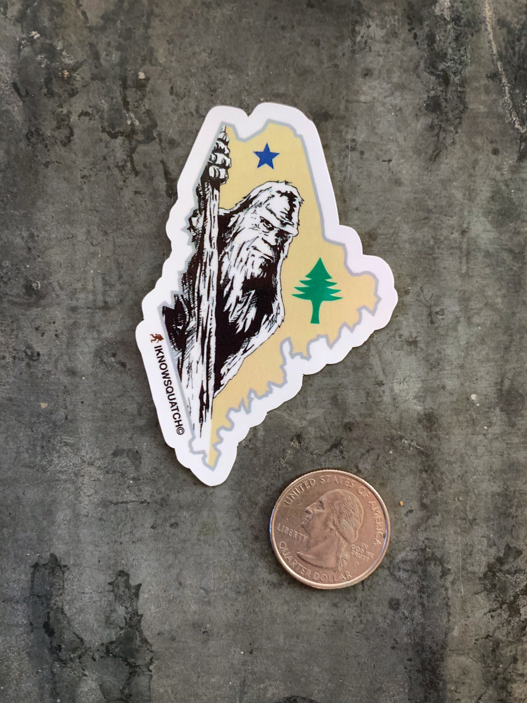 Bigfoot Sticker Iknowsquatch Sticker Sasquatch Sticker Squatch Sticker ...