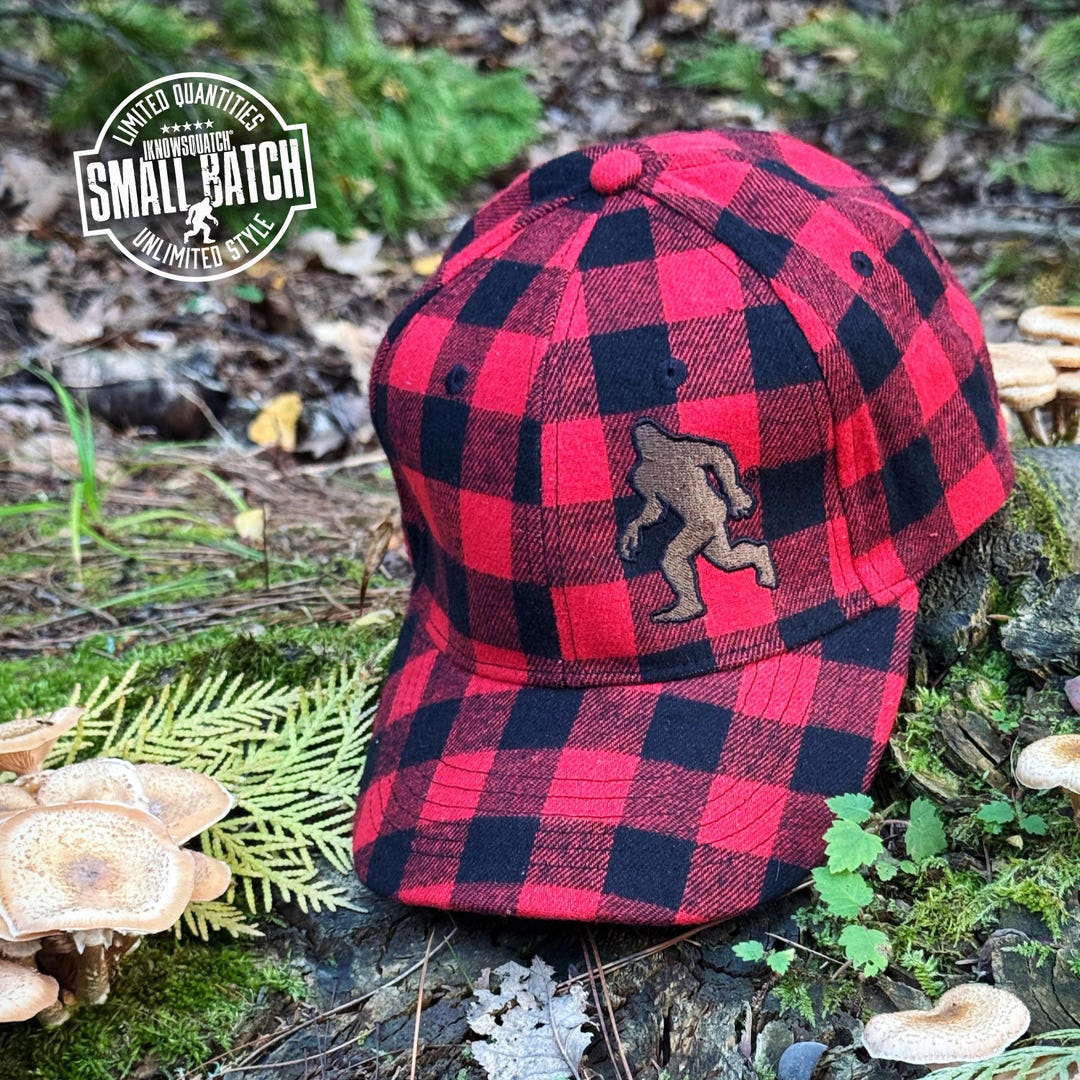 Bigfoot Sasquatch Squatch Iknowsquatch Buffalo Plaid Hat - Etsy
