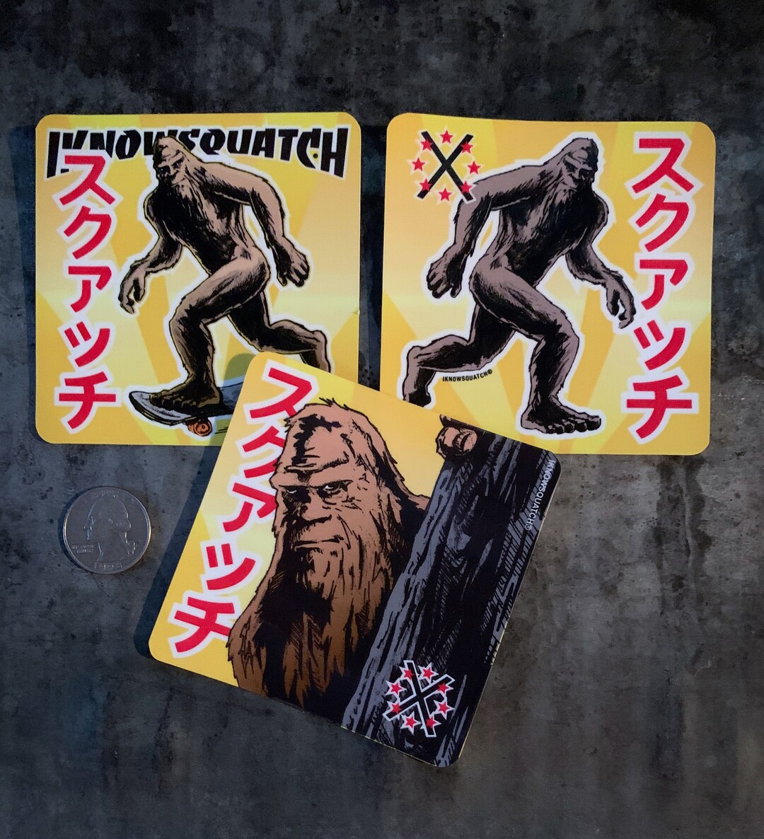 Bigfoot Decals (3 Pk) Sasquatch Squatch Iknowsquatch Stickers I Know ...
