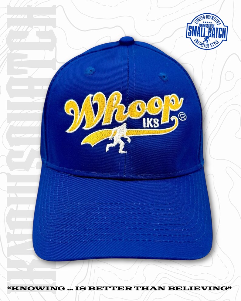Bigfoot Sasquatch Squatch I Know Squatch Whoop Baseball Hat NEW COLORS ...