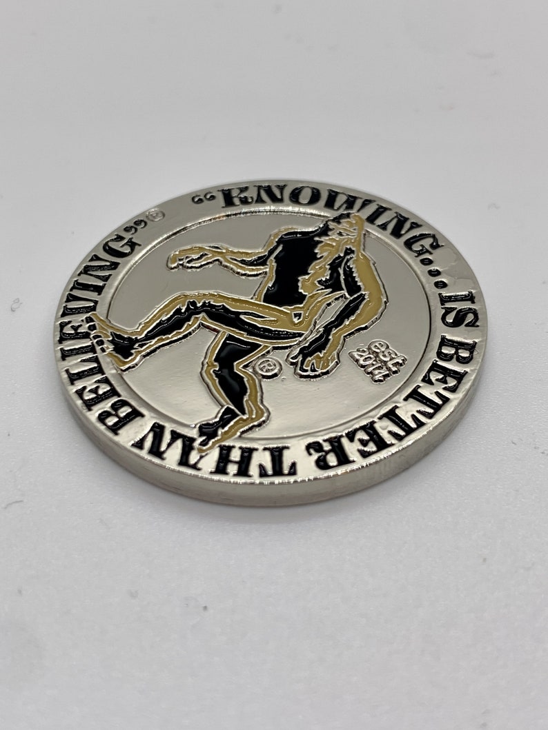 Bigfoot Challenge Coin color Sasquatch Squatch Iknowsquatch - Etsy