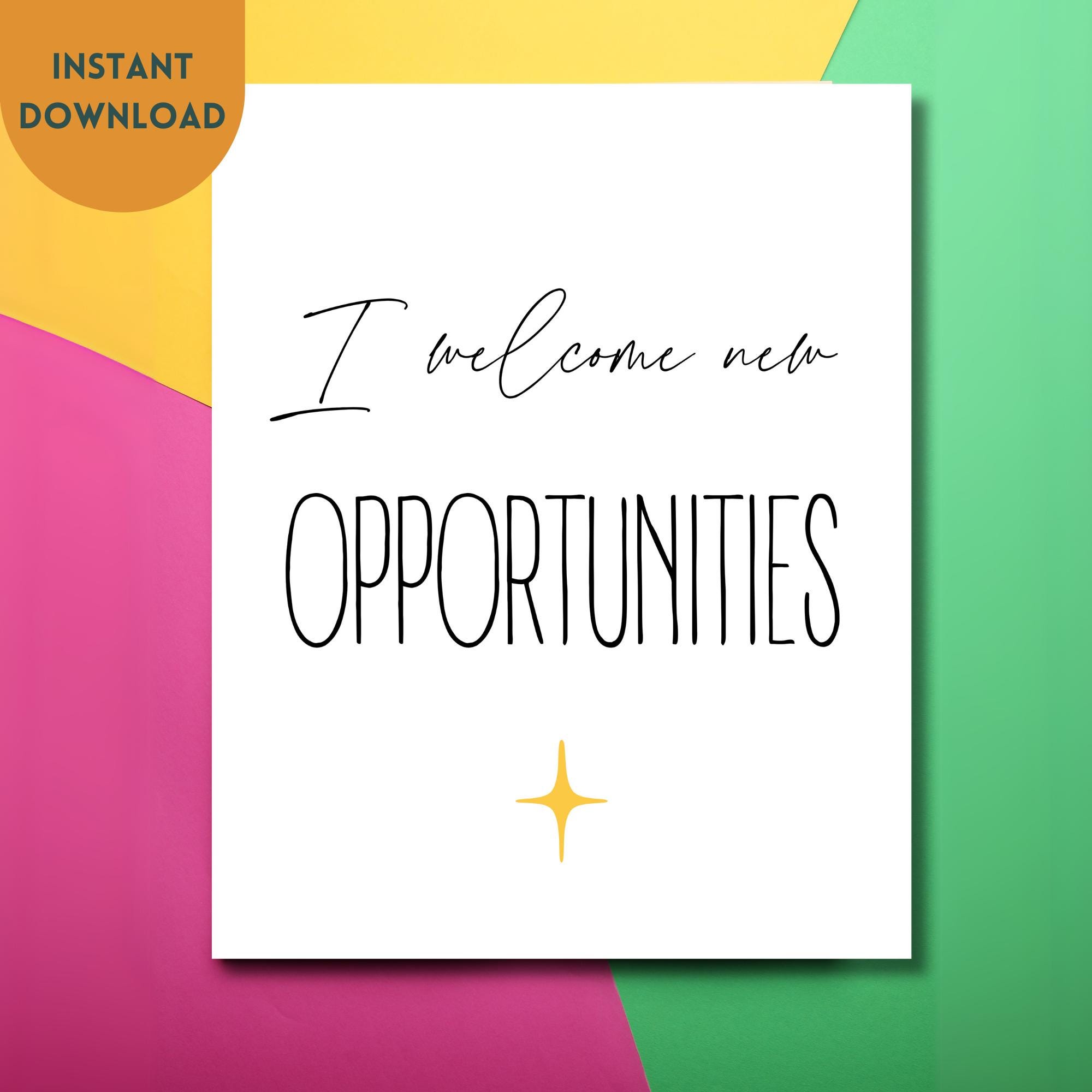 Set of 50 Printable Affirmation Cards for Self-care, Confidence and ...