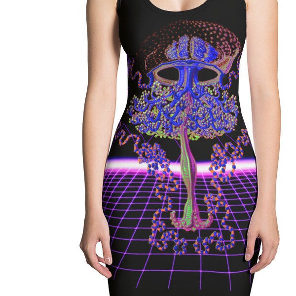 Retro Futurism Dress - Etsy