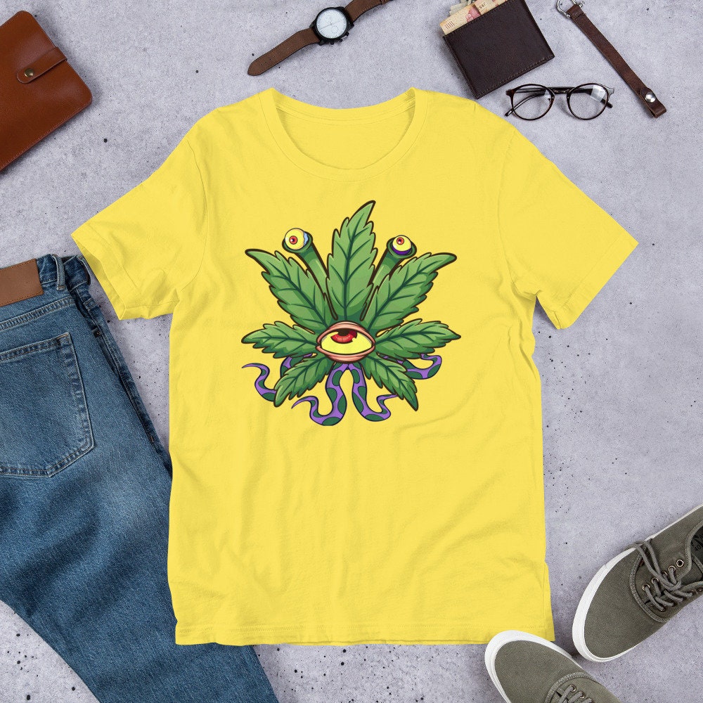 Alien Weed T-shirt Marijuanna Leaf Shirt My Pants Medical - Etsy
