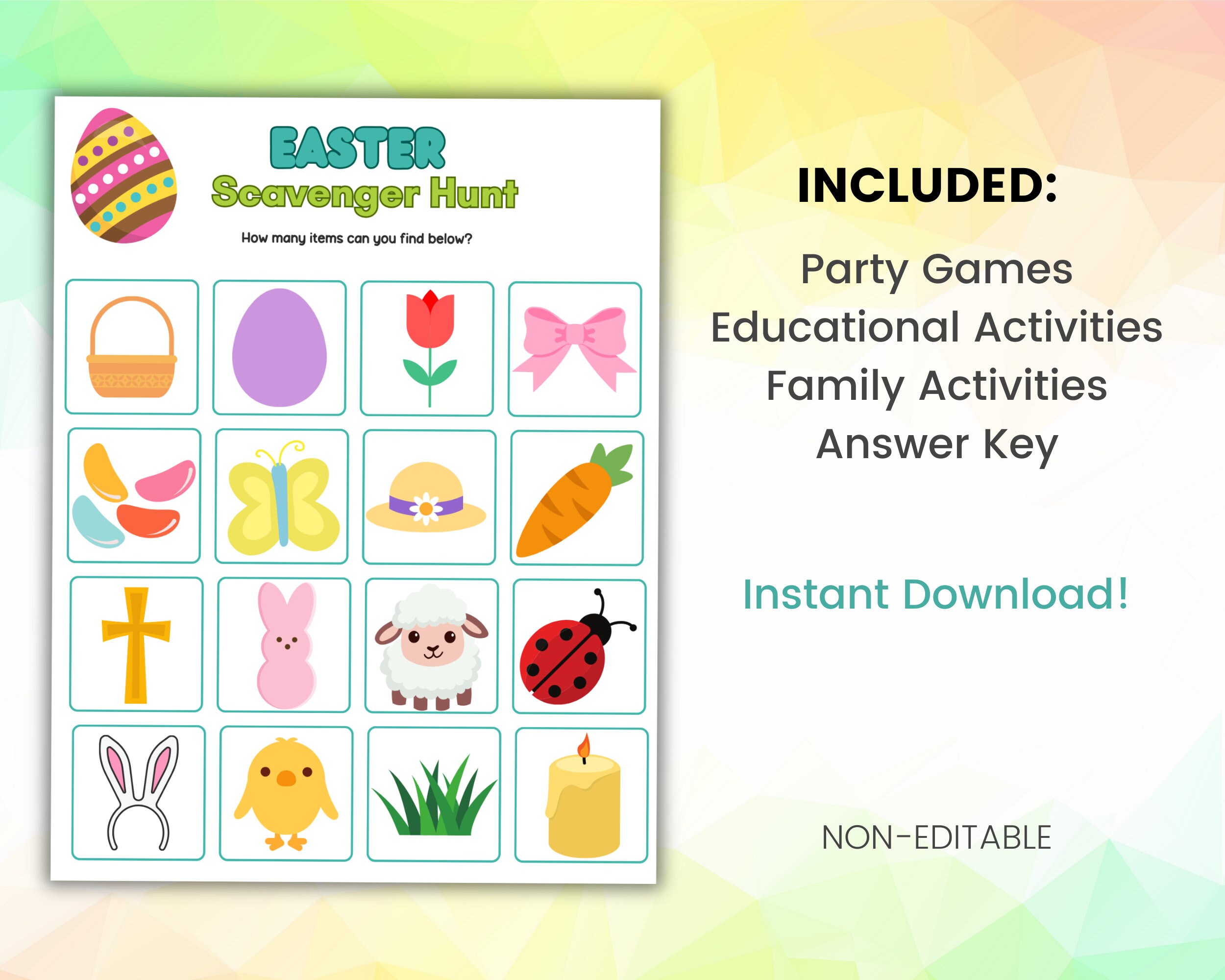 Easter Games Bundle, 31 Games, Easter Party Games, Easter Activities ...