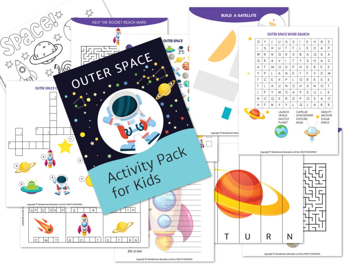 Outer Space Activity Kit - Etsy