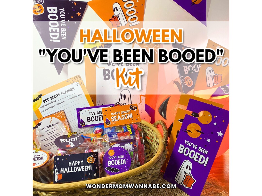 Halloween “you’ve Been Booed” Kit – Printable Boo Neighbor Kit, Friends ...