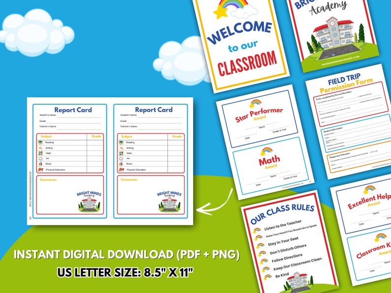Printable Pretend Play School Kit: Teacher Role Play, Homeschool ...