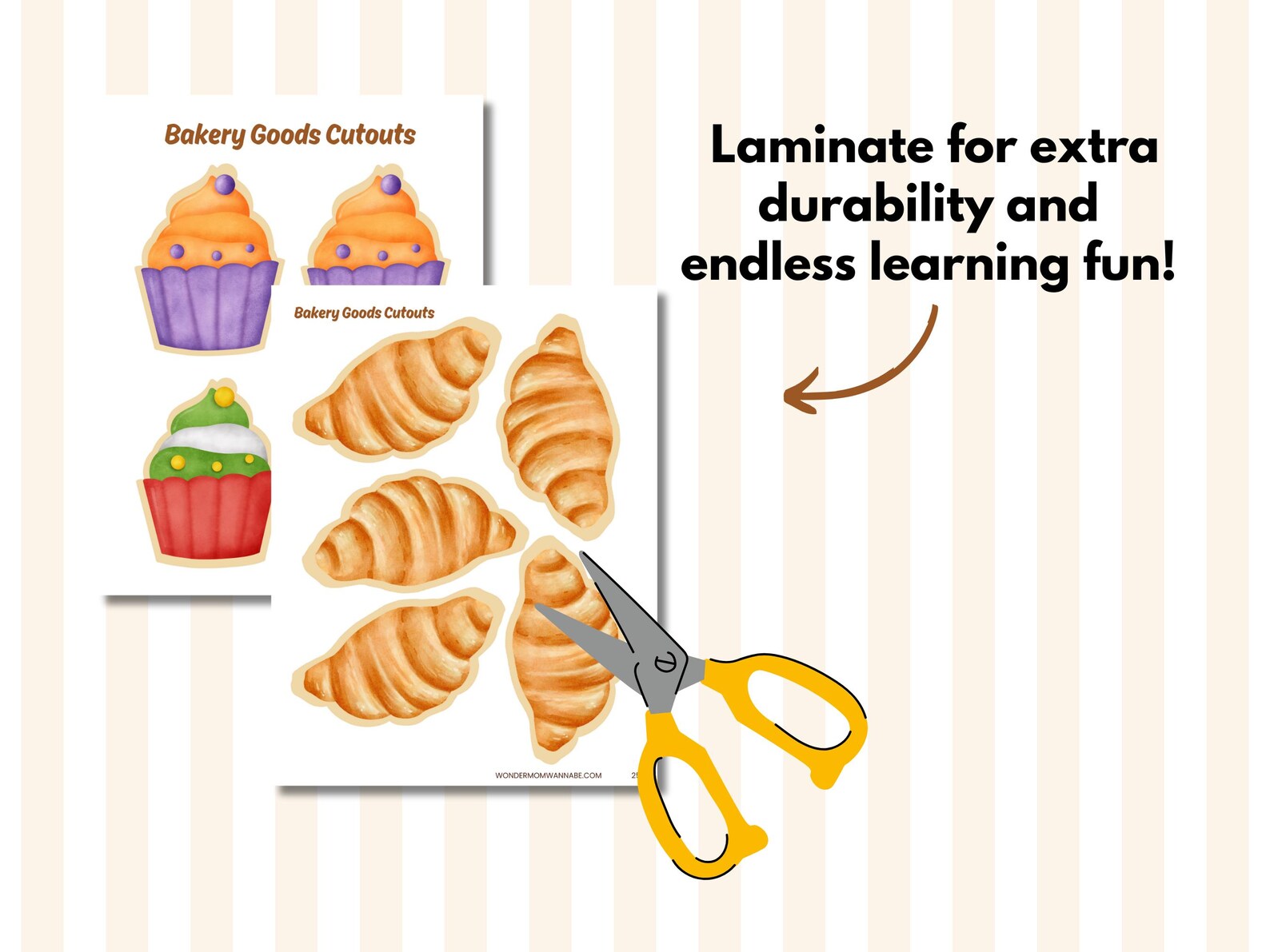 Pretend Play Bakery Printable Kit – Kids Bakery Play Shop Signs ...