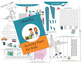 Travel Activity Kit for Kids - Etsy