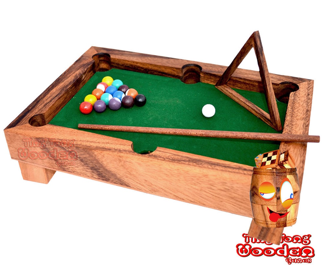 Table Billiard Small Table Billiard in the Office Version Wooden ...
