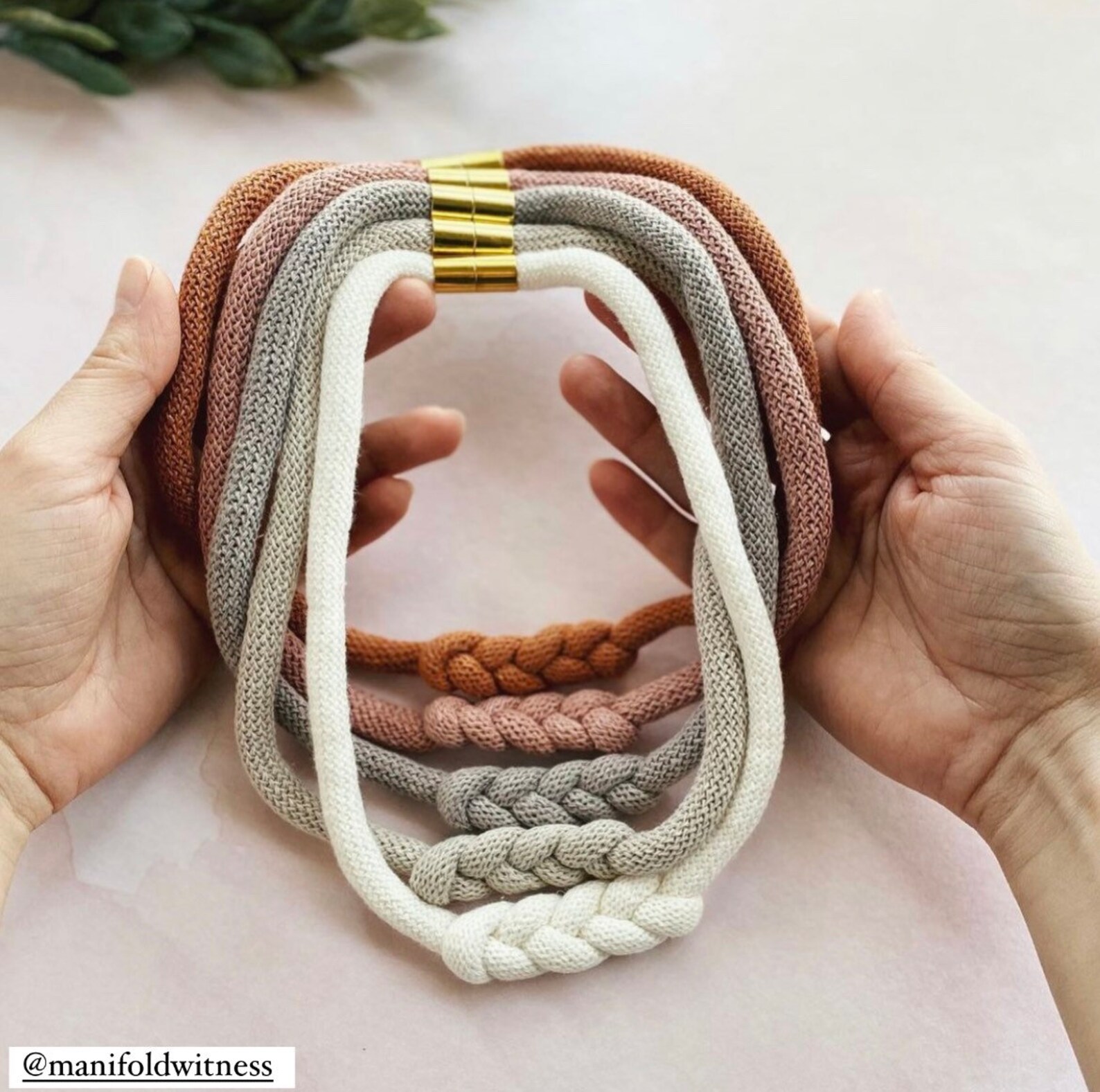 9mm BOBBINY Braided Recycled Cotton Cord SAMPLES 16 Ft/5.5 - Etsy