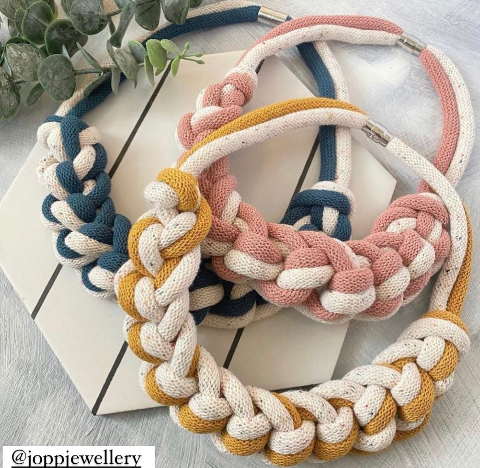 9mm BOBBINY Braided Recycled Cotton Cord SAMPLES 16 Ft/5.5 - Etsy