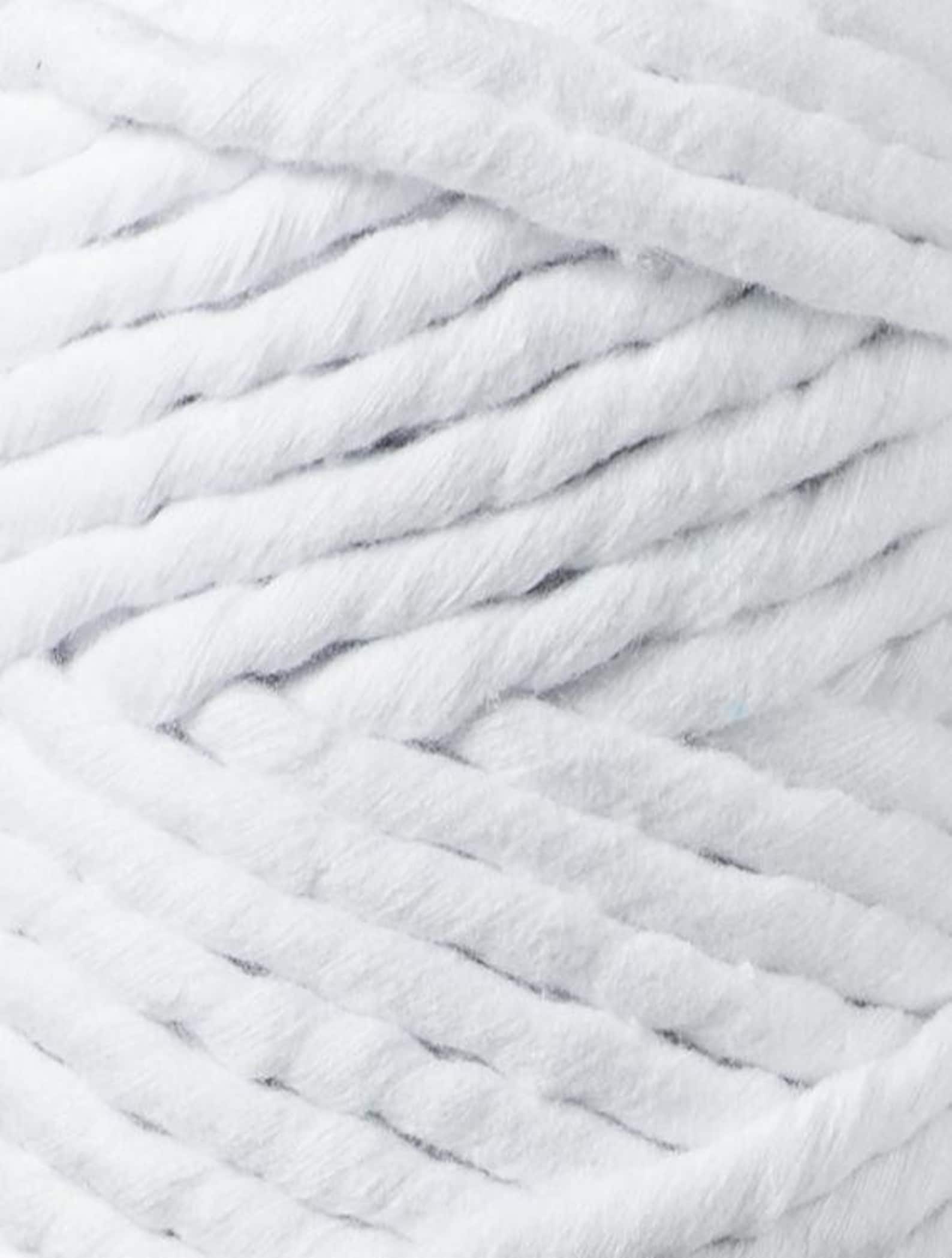 5mm White Single Strand Macrame Cord Bobbiny Macrame Cord | Etsy