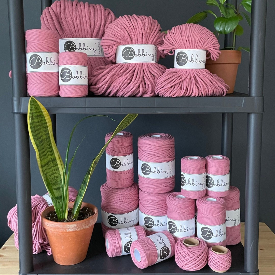 3mm Blossom supersoft cotton 3-strand 3-ply macrame rope 108 | Etsy