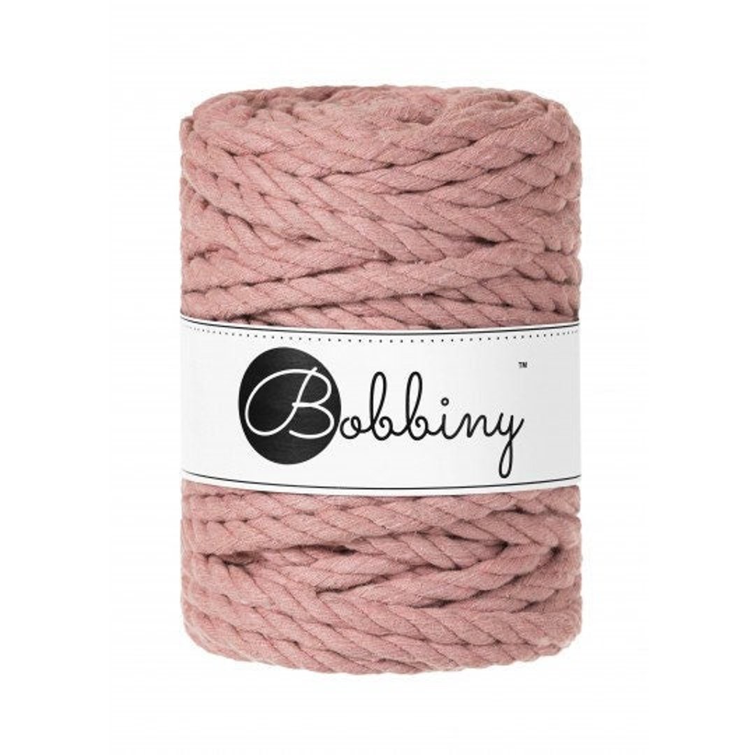 Bobbiny Blush 3PLY MACRAMÉ ROPE 9MM 32 YARDS/30M / 3-strand macrame ...