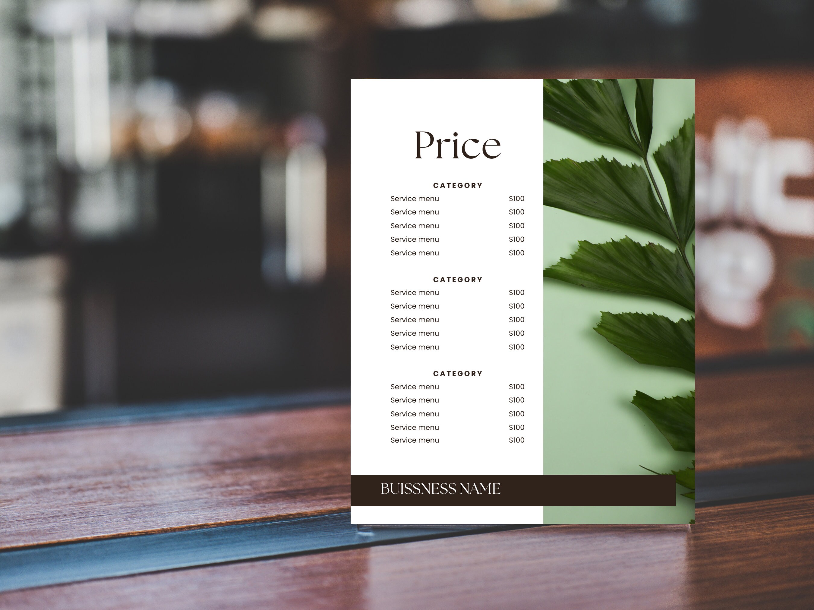 Business Price List Template Modern Pricing Flyer Editable Canva ...