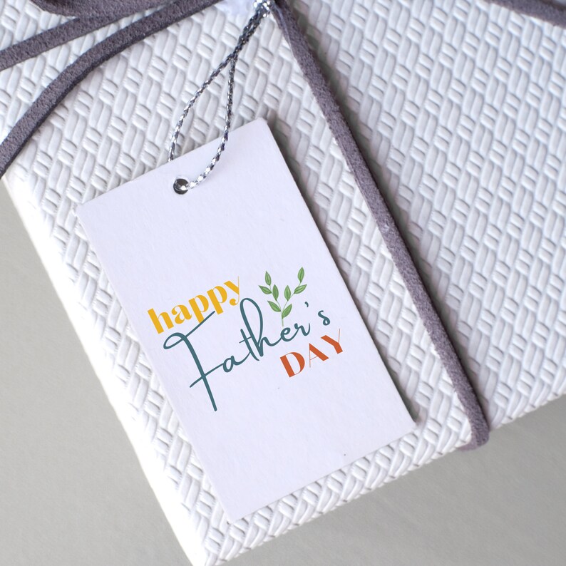 Father's Day Gift Tag Printable Fathers Day Favor Bag Tag - Etsy