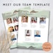 Modern 'meet Our Team' Flyer Template: Editable Canva Design (instant ...
