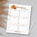Thanksgiving Potluck Sign-up Sheet, Pumpkin Theme (printable PDF) - Etsy