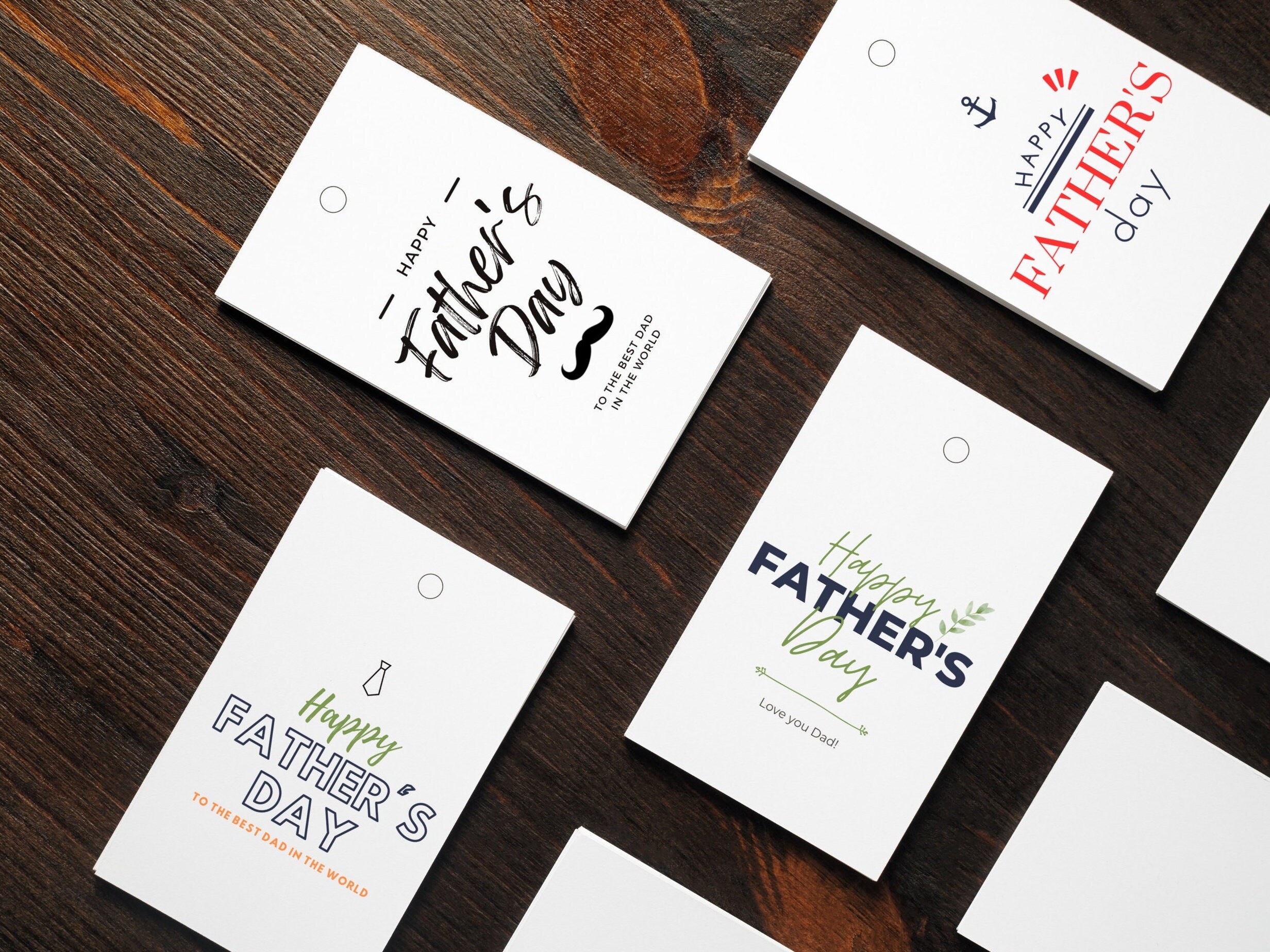 Father's Day Gift Tag Printable Bundle Fathers Day Party Favor Bag Tag ...