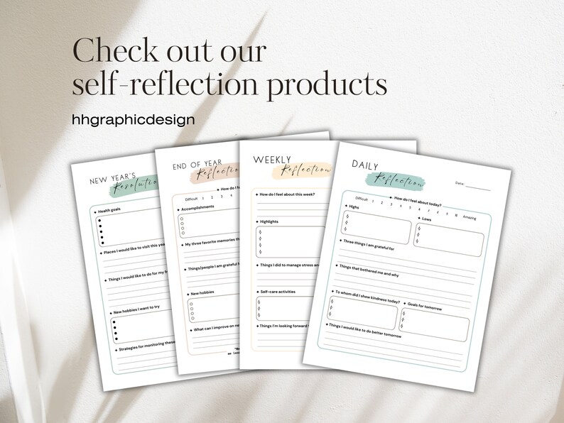 Monthly Reflection Worksheet Printable Monthly Journal Worksheet ...
