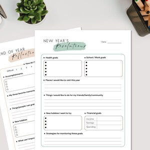 Self Reflection Worksheet Bundle Printable, Daily Weekly Monthly ...