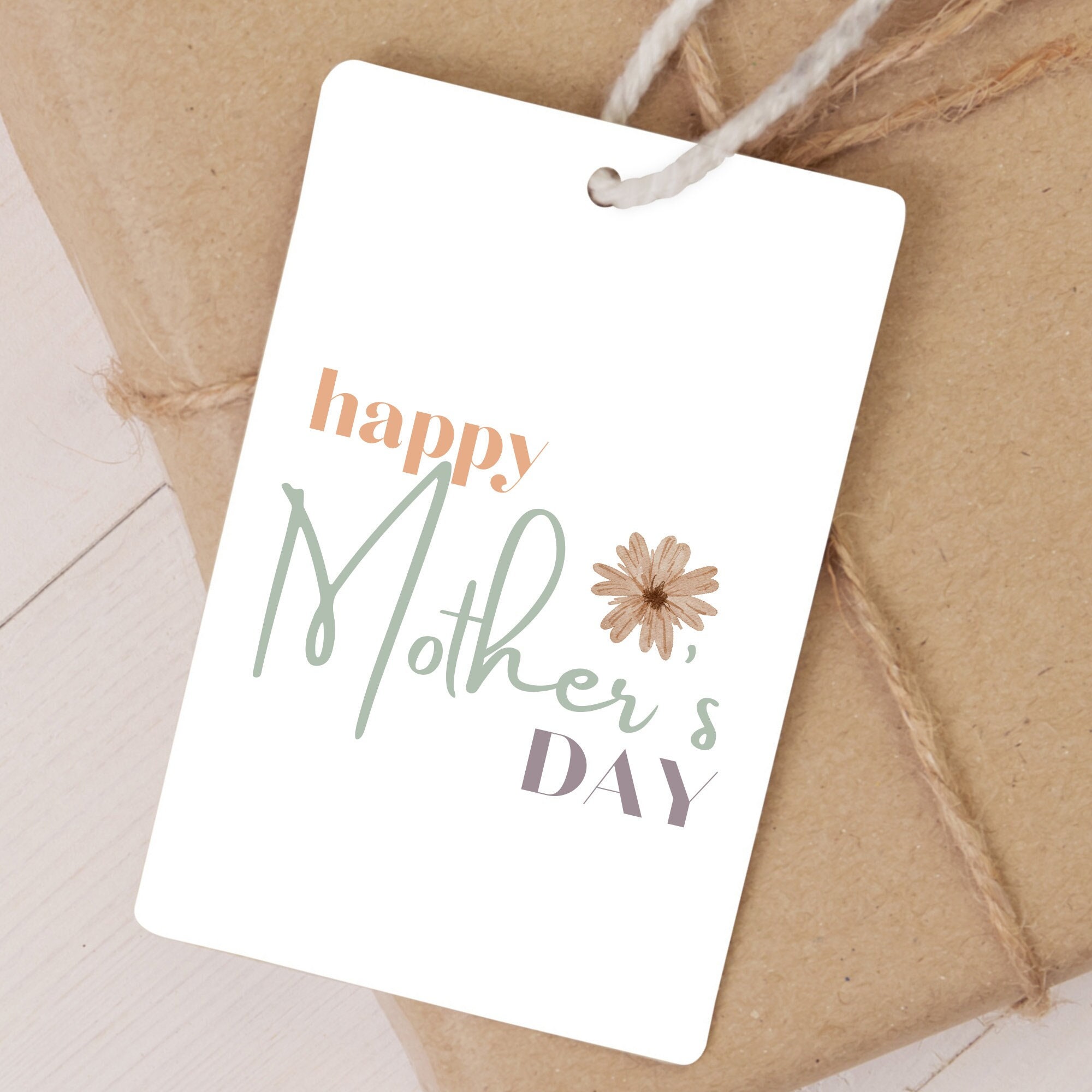 Mother's Day Gift Tag Printable Mothers Day Favor Bag Tag Digital ...