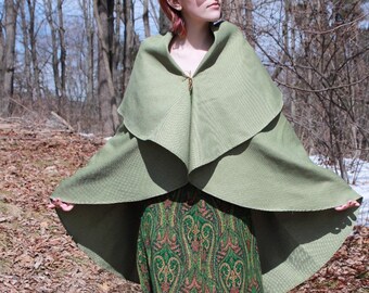 Green cloak | Etsy