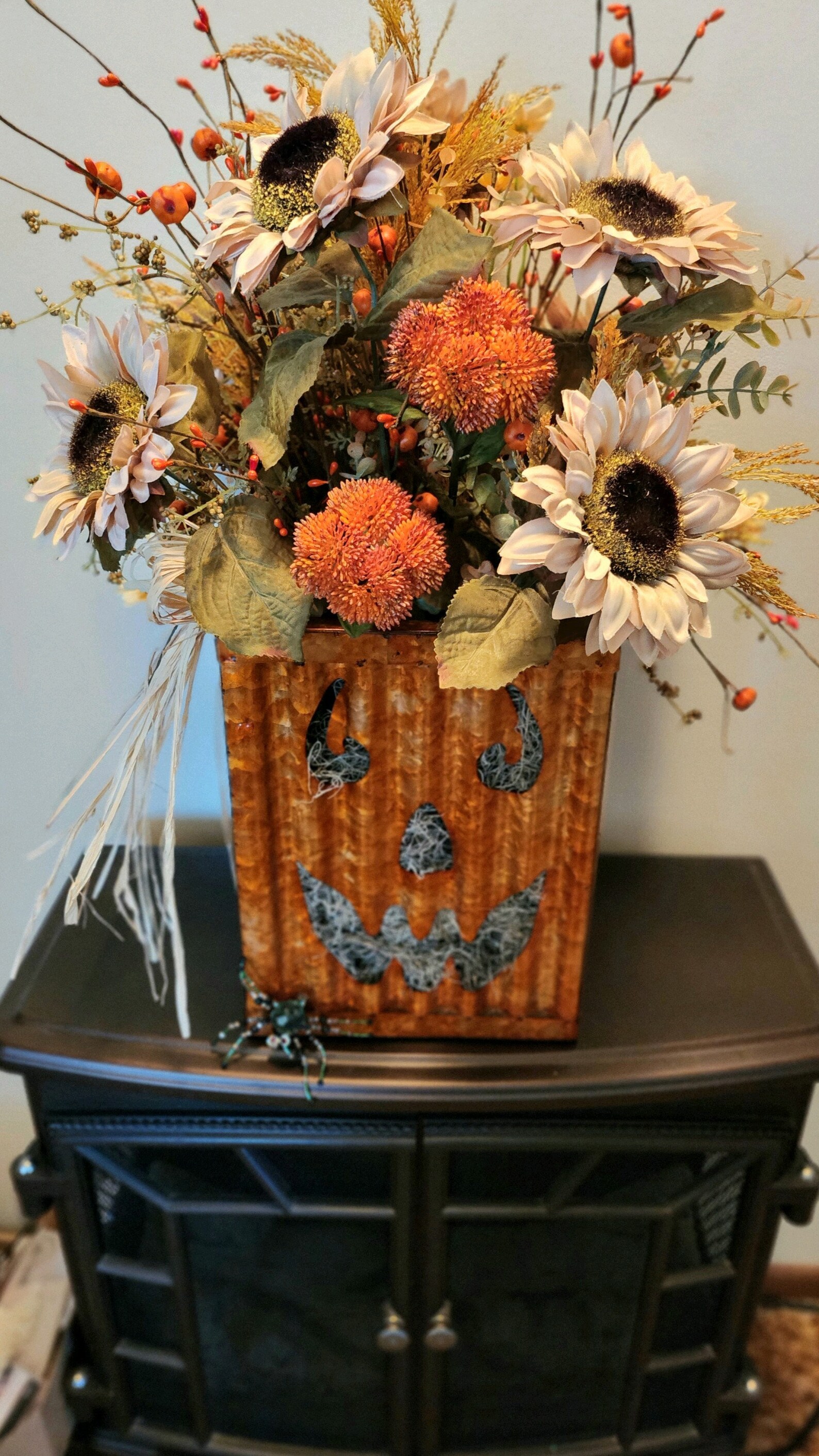 Fall Sunflower Arrangement Fall Sunflower Centerpiece - Etsy