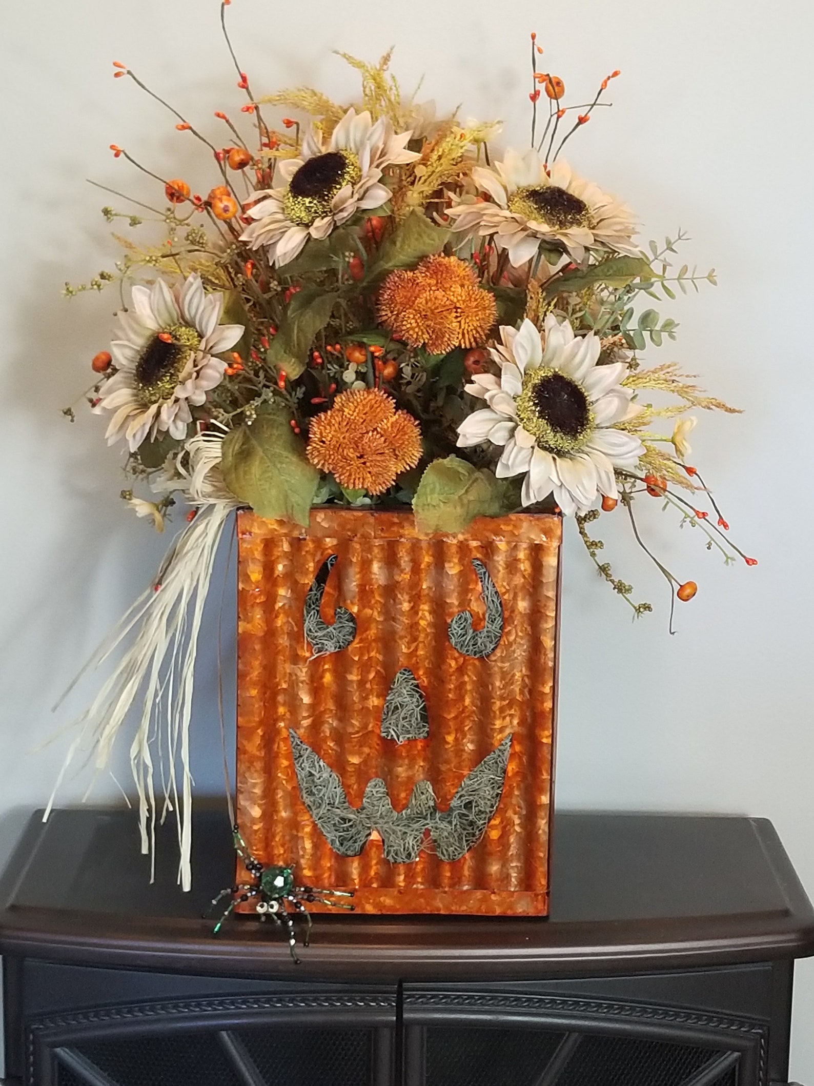 Fall Sunflower Arrangement Fall Sunflower Centerpiece - Etsy