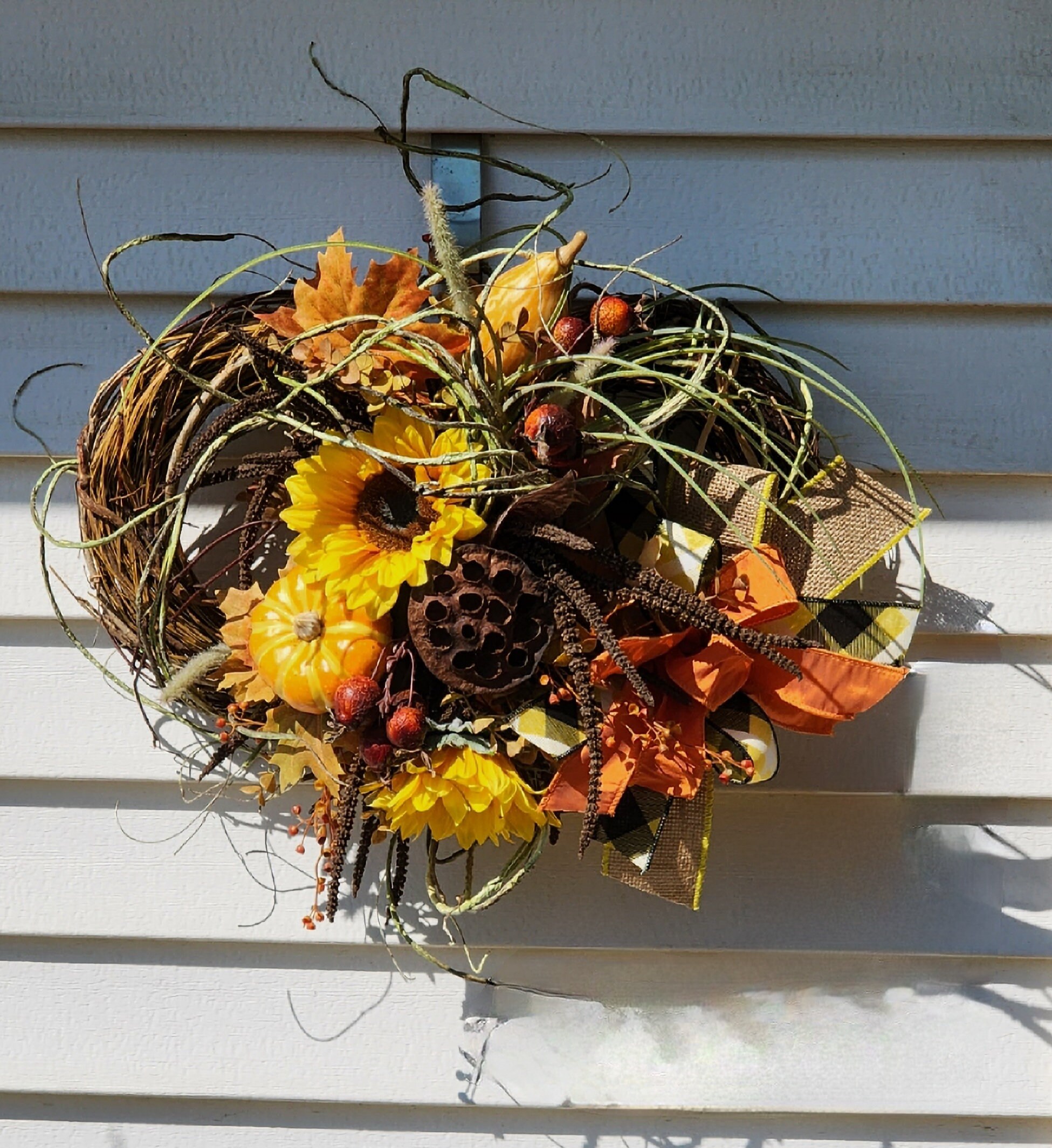 Autmn Wall Decor Fall Wall Floral Fall Decor Farmhouse Wall - Etsy