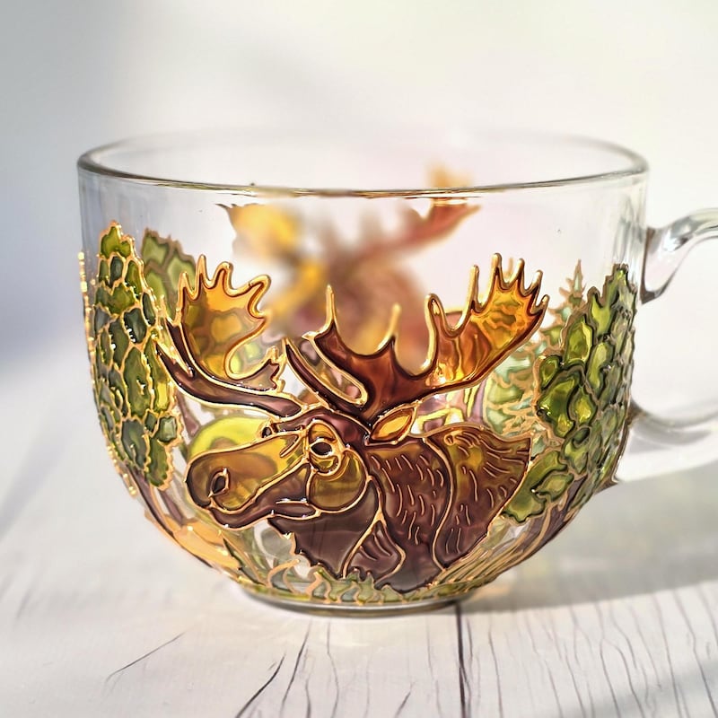Moose Cups Glass - Etsy