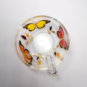 Butterfly Monarch Tea Cup and Saucer Personalised Mother's Day Gift ...