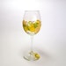 Lemon Wine Glass Hand Painted Personalised Gift for Wine Lover - Etsy