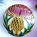 Scottish Thistle Christmas Ornament Handmde Hand Painted - Etsy