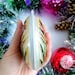 Scottish Thistle Christmas Ornament Handmde Hand Painted Ornament Gift ...