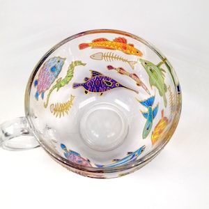 Fish Coffee Mug Handmade Personalized Big Mug for Dad Fishing Gifts for ...